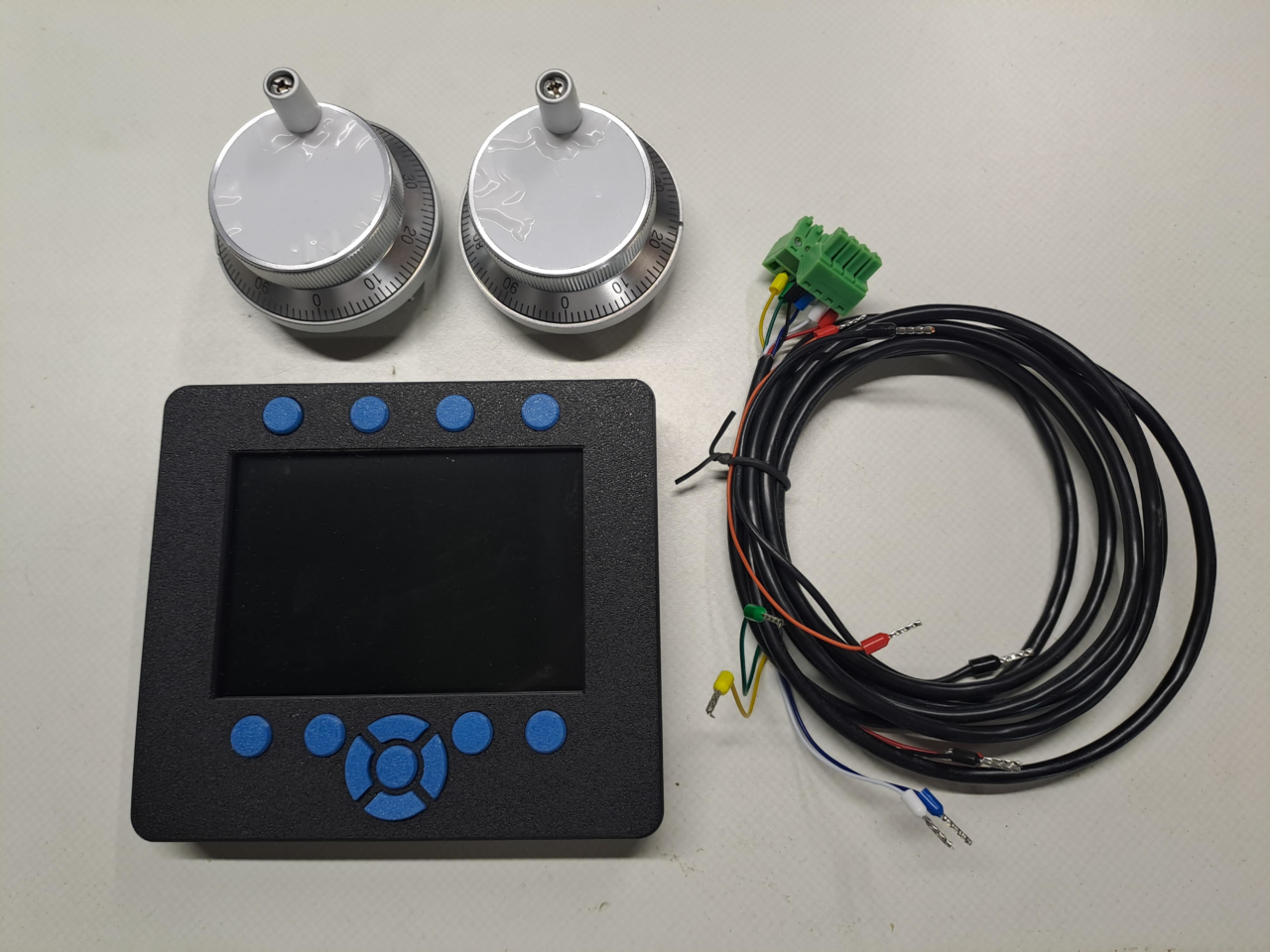 2 axis ELS and hand wheels – Electronic Lead Screw